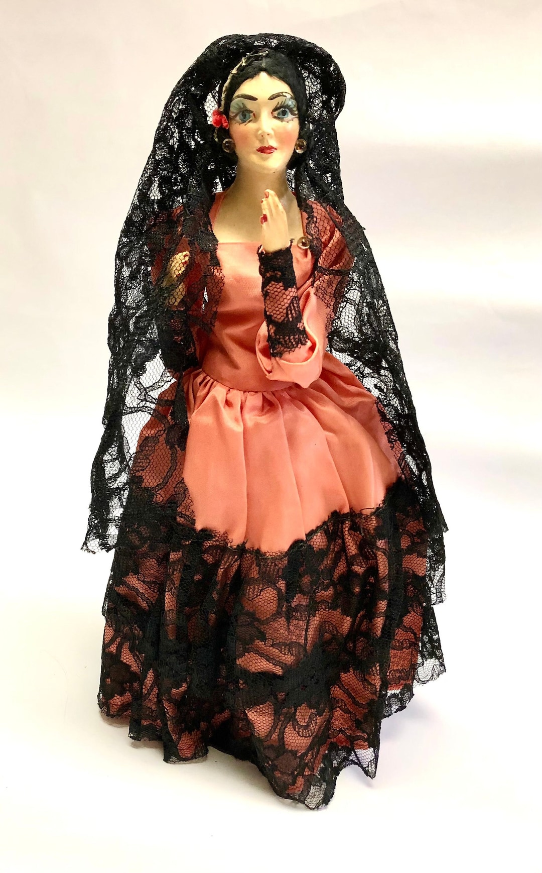 Vintage Spanish Doll Munecos Carselle Doll Senorita Doll - Etsy