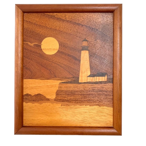 Marquetry Picture - Etsy