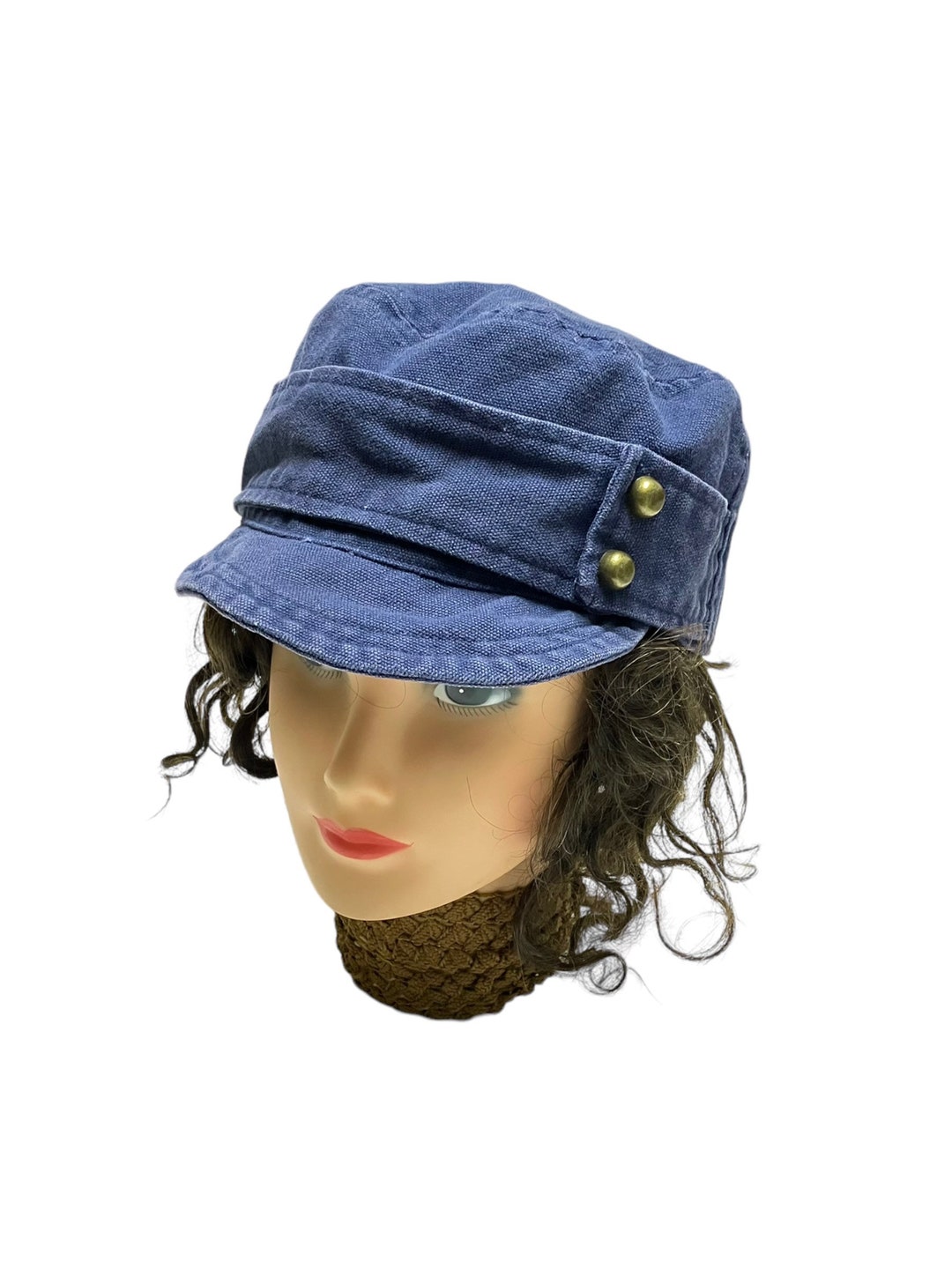 Blue Newsboy Cap Cadet Hat - Etsy