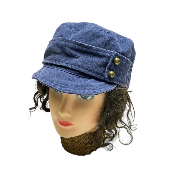 Blue Newsboy Cap - Etsy