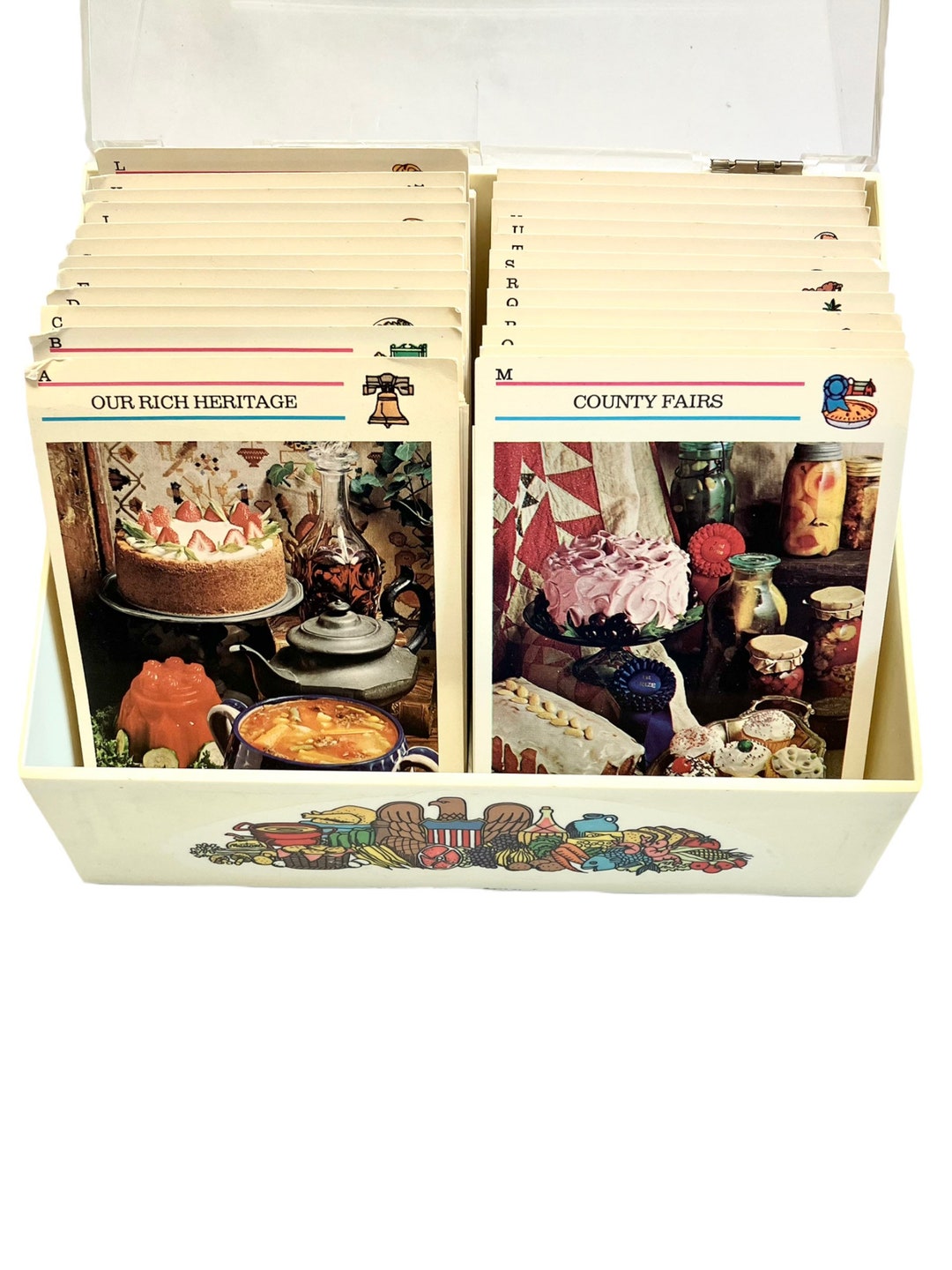 Vintage 1970s Mccalls Recipe Box and Recipes Great American - Etsy