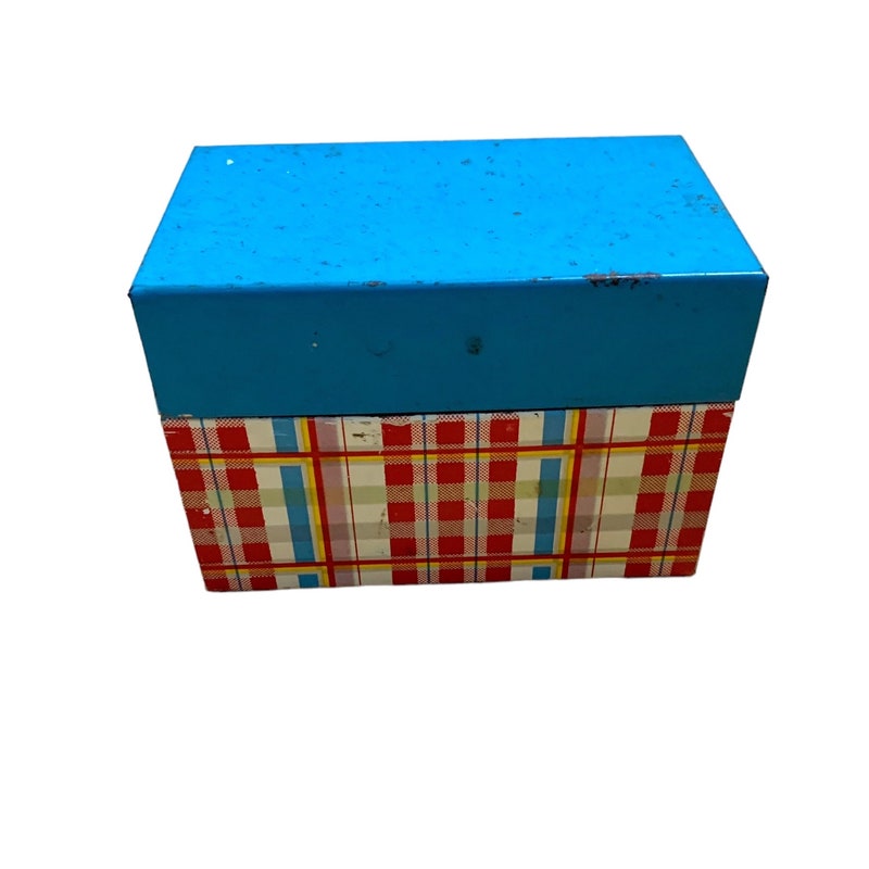 Metal Recipe Box - Etsy