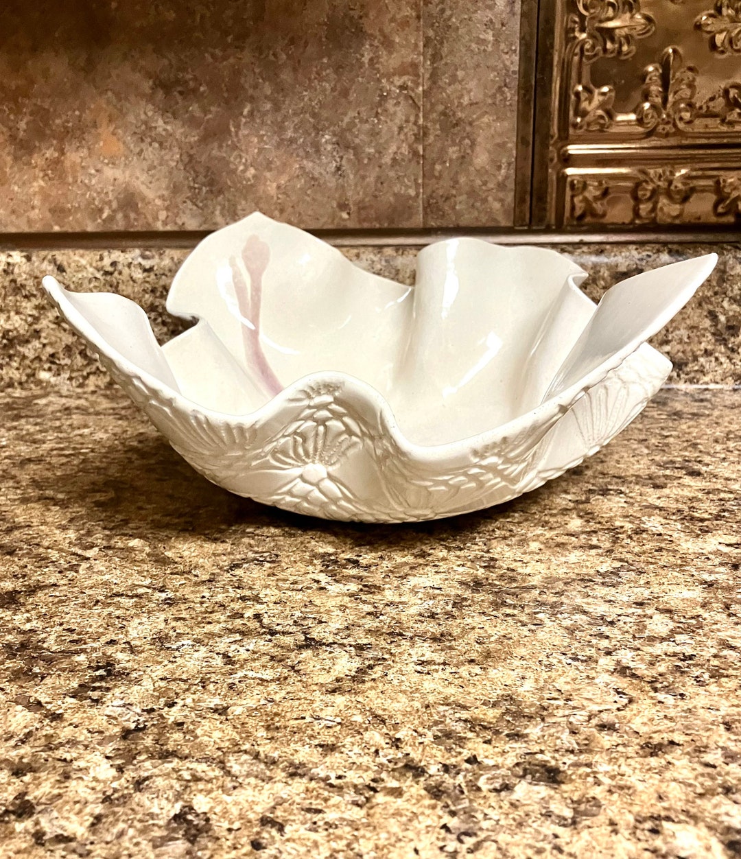 Abstract Crumpled Paper Bowl Art Sculpture Studio Pottery Bowl Free ...