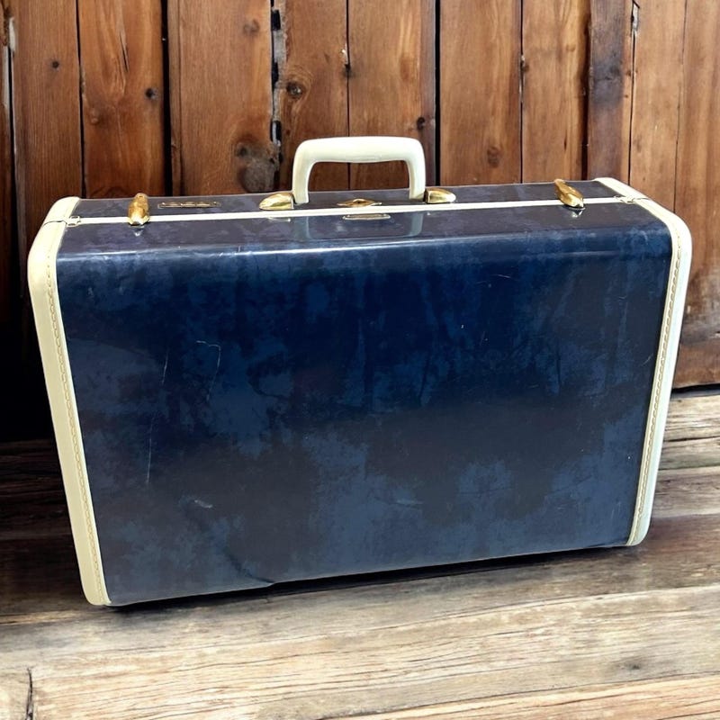 1950s Suitcase With Key - Etsy