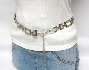 Metal chain belt | Etsy