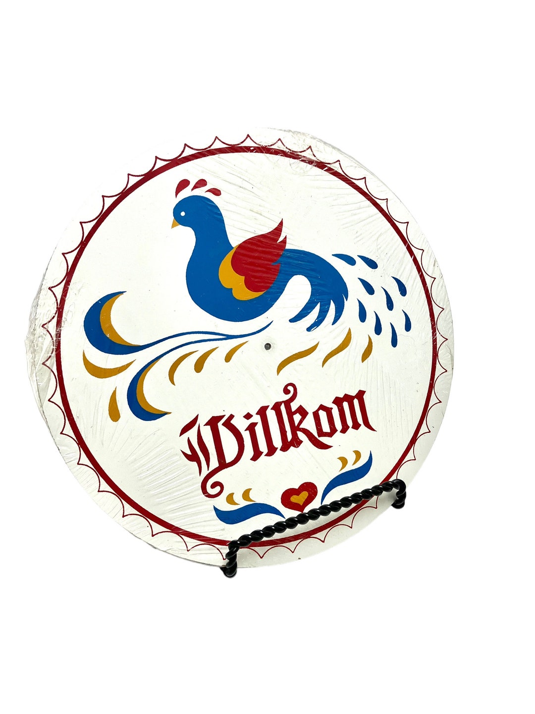 Hex Sign Pennsylvania Dutch Wilkom Welcome Bird of Paradise - Etsy