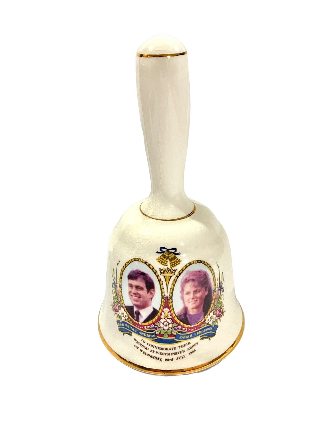 Royal Wedding Commemorative Bell: Prince Andrew & Sarah Ferguson, 1986 ...