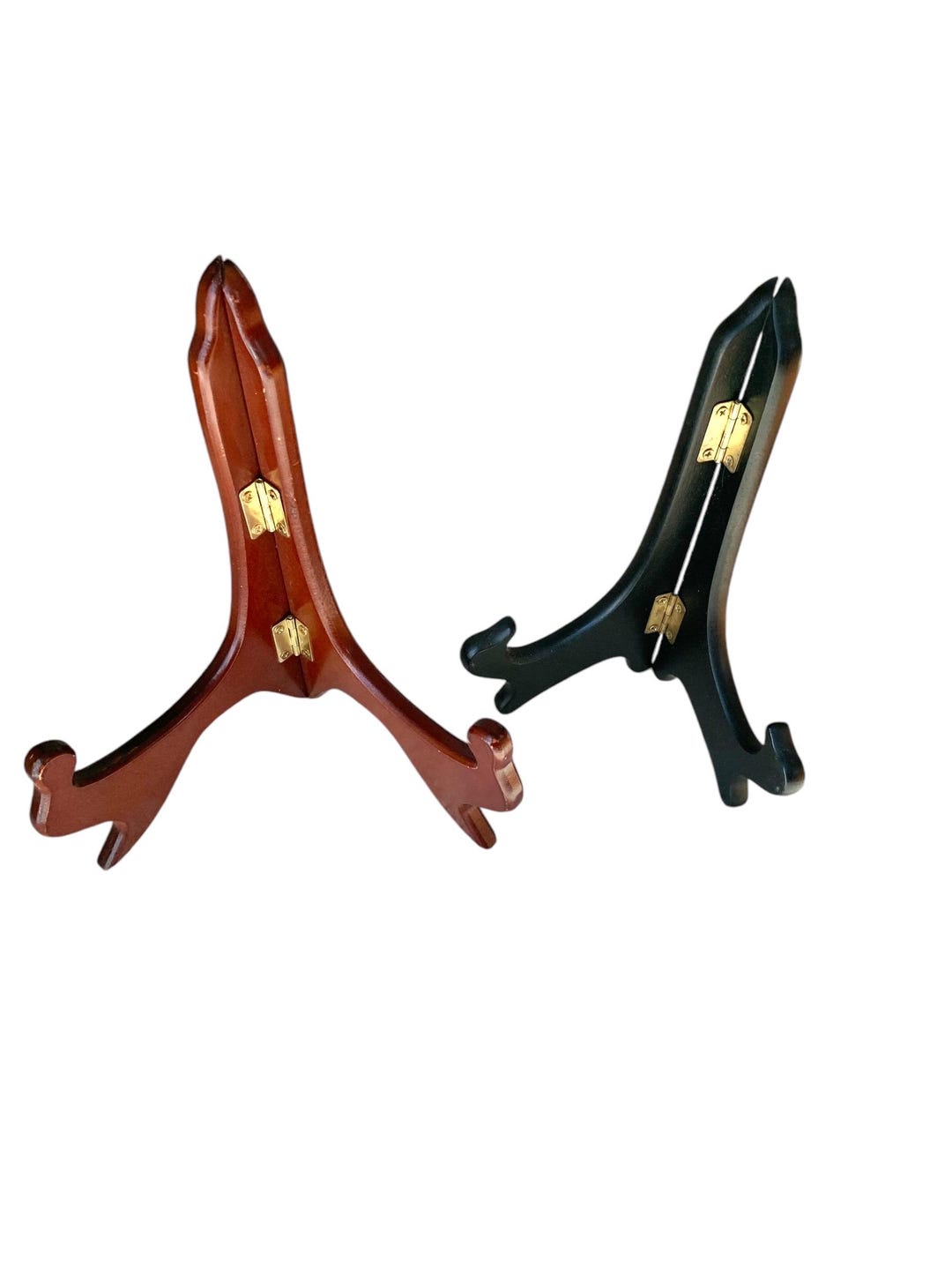 2 Vintage Table Top Easel Wood Display Tabletop Stand - Etsy