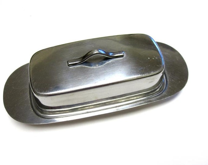 Stainless Steel Butter Dish Metal Covered Butter Keeper - Etsy