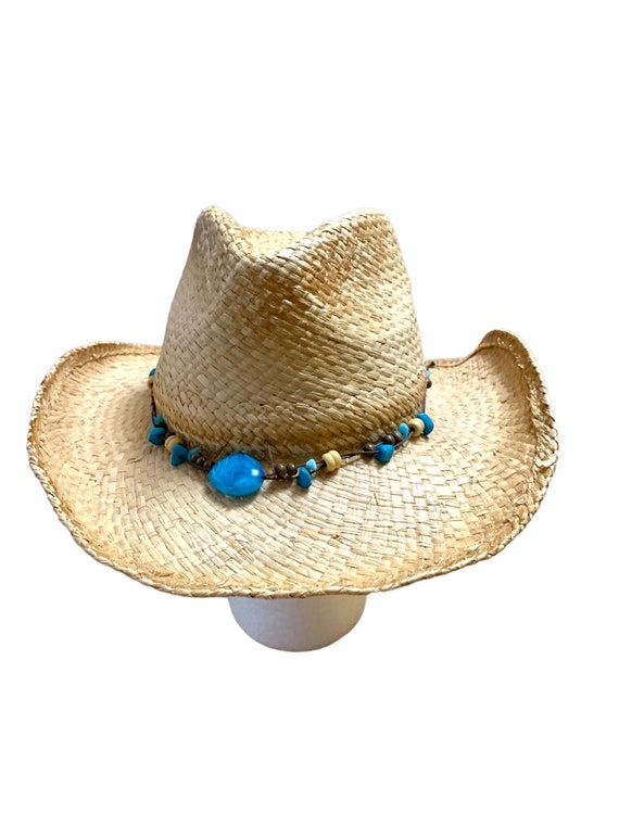 straw cowboy hat western - Gem