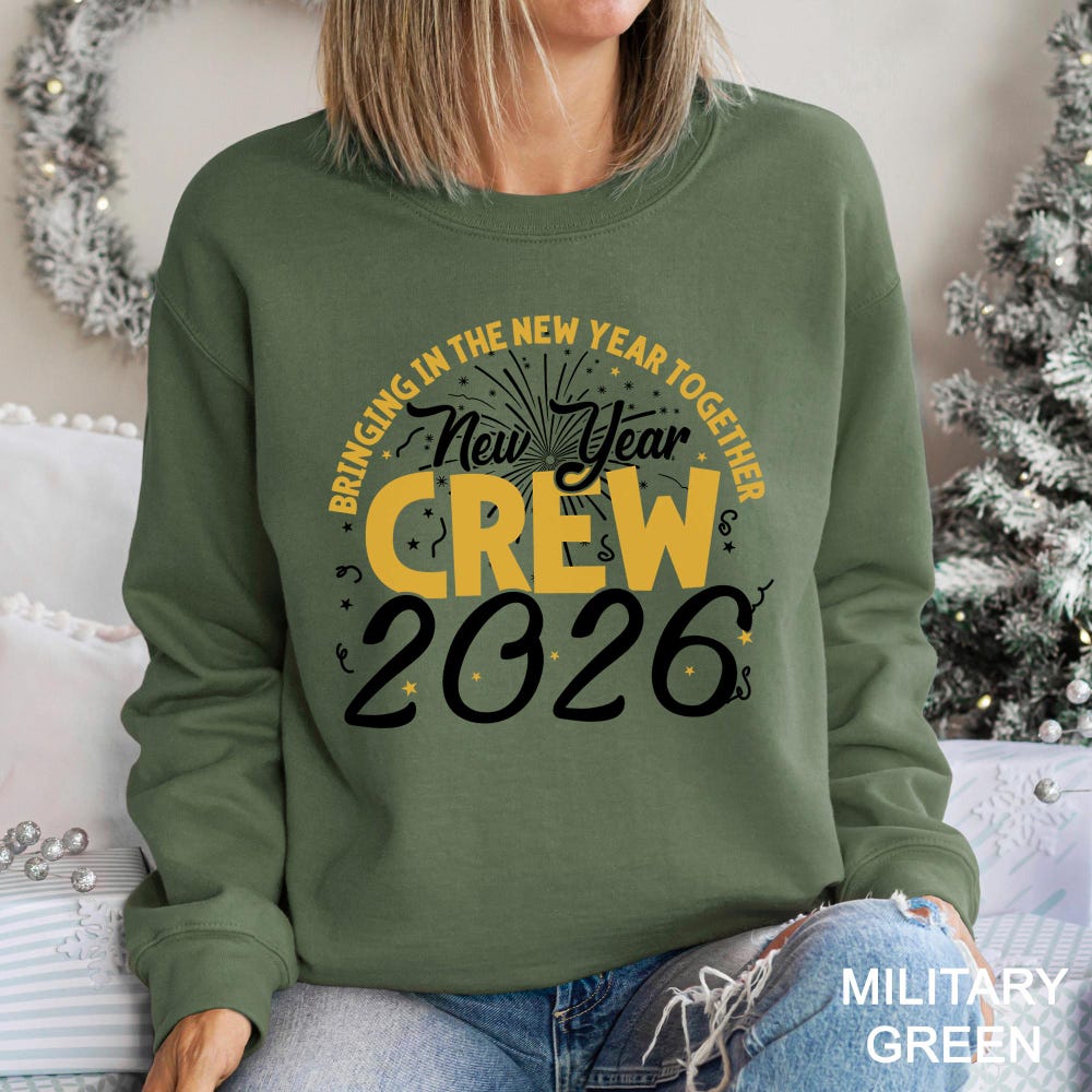 New Year Crew 2026 Sweatshirt, Hello 2026 Hoodie, 414055 | Shop