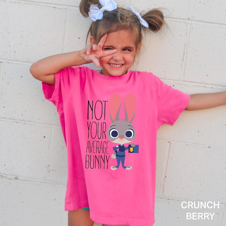 Zootopia Judy Hopps Not Your Average Bunny Shirt, Comfort Colors Tee, 413860 - Etsy