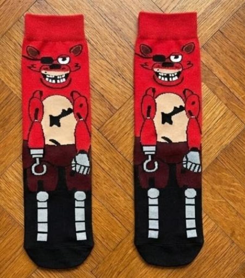 3-pack Five Nights at Freddy's Socks | FNAF Crew Socks Set | Freddy ...