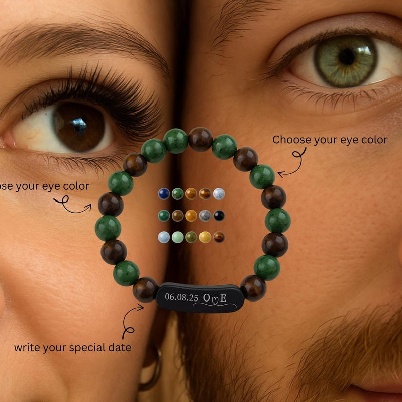 Family Eye Color Jewelry - Etsy