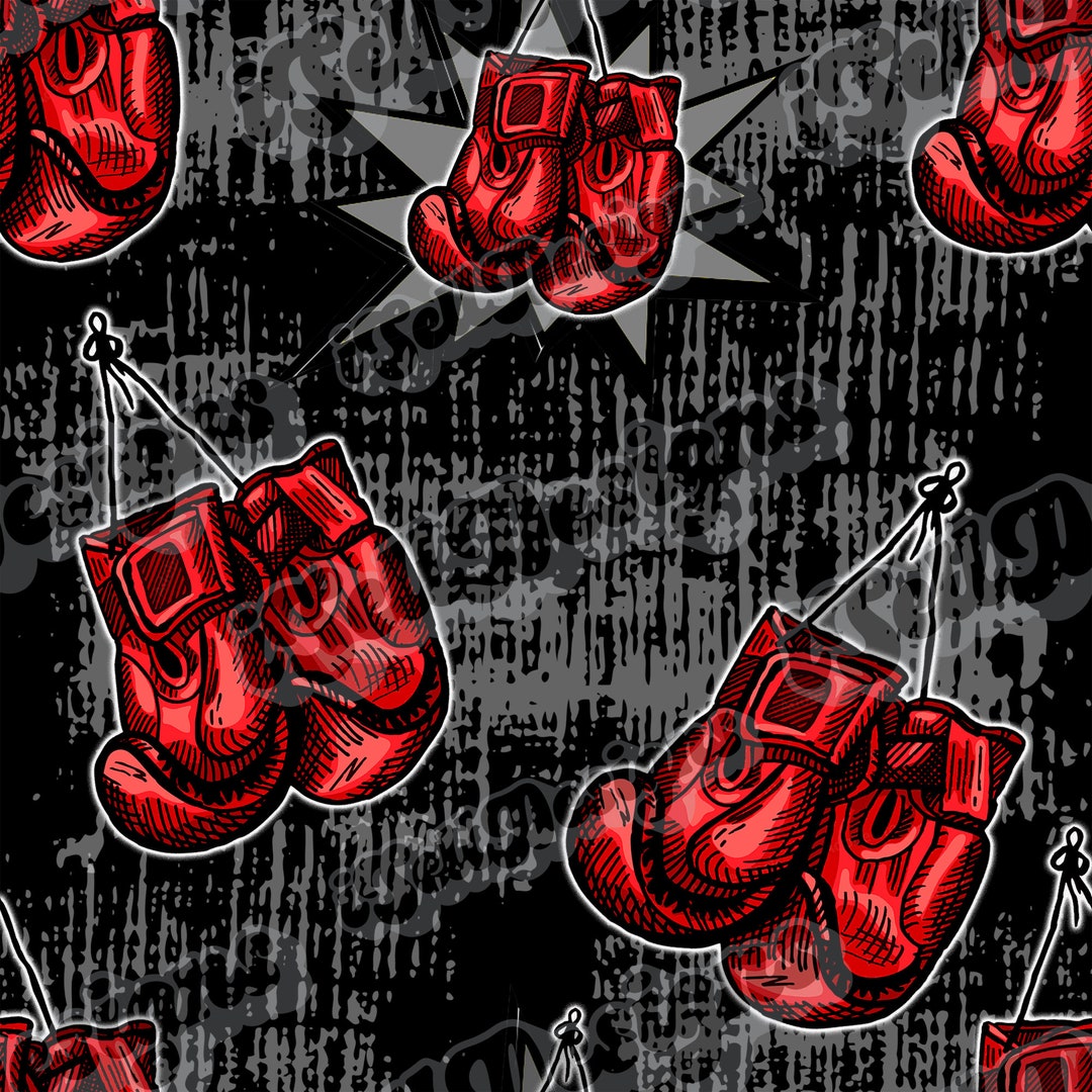 Boxing Seamless Pattern, Seamless Boxing Pattern, Boxing Design, Custom ...