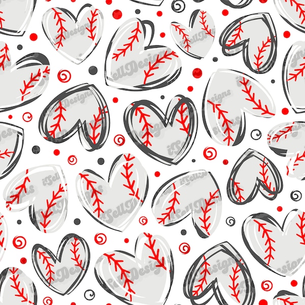 Baseball Pattern - Etsy