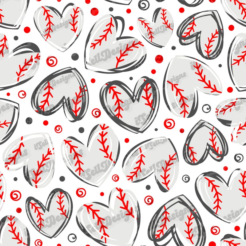 Baseball Pattern - Etsy
