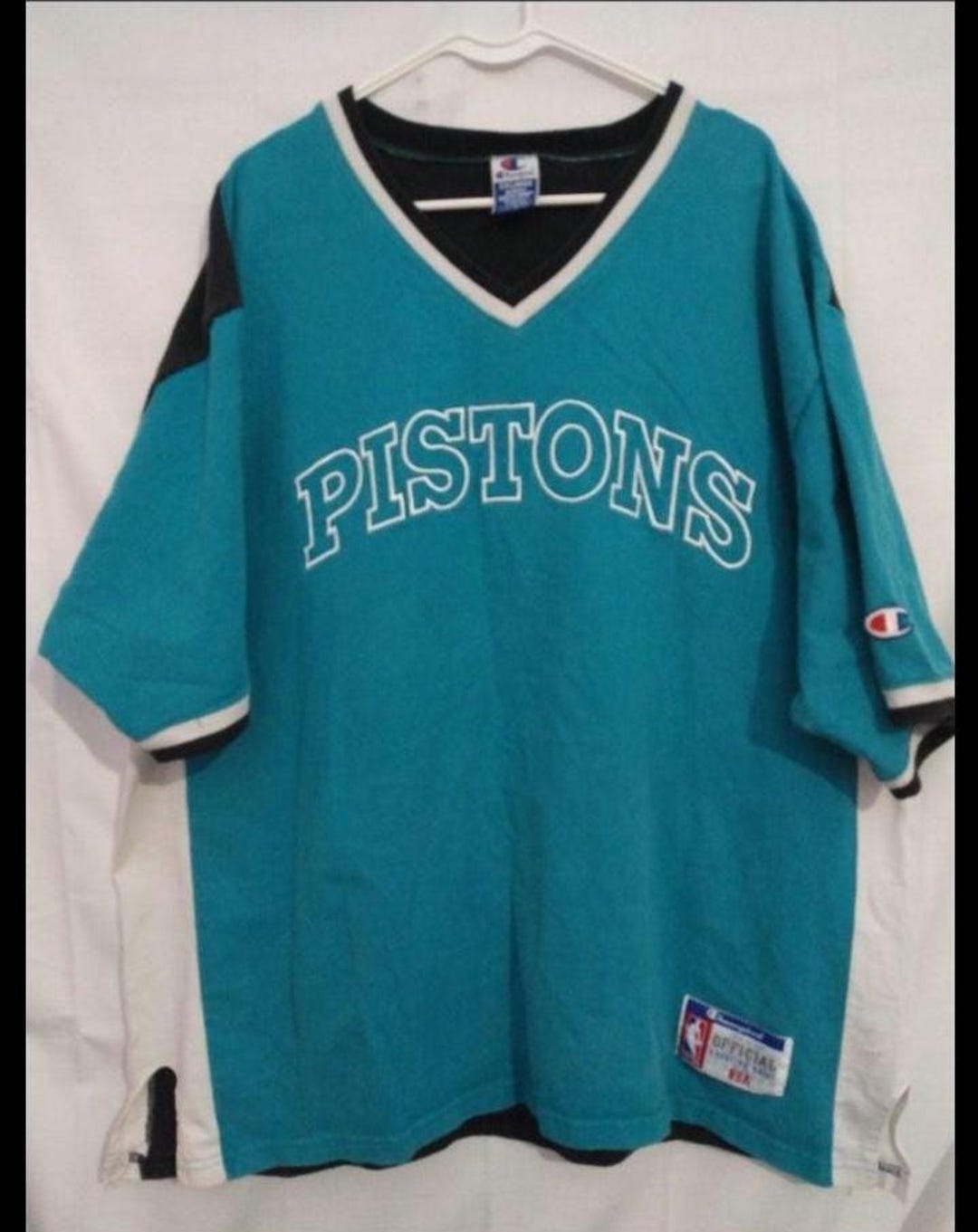 Vintage Champion NBA Detroit Pistons Basketball Michigan Shooting Shirt ...