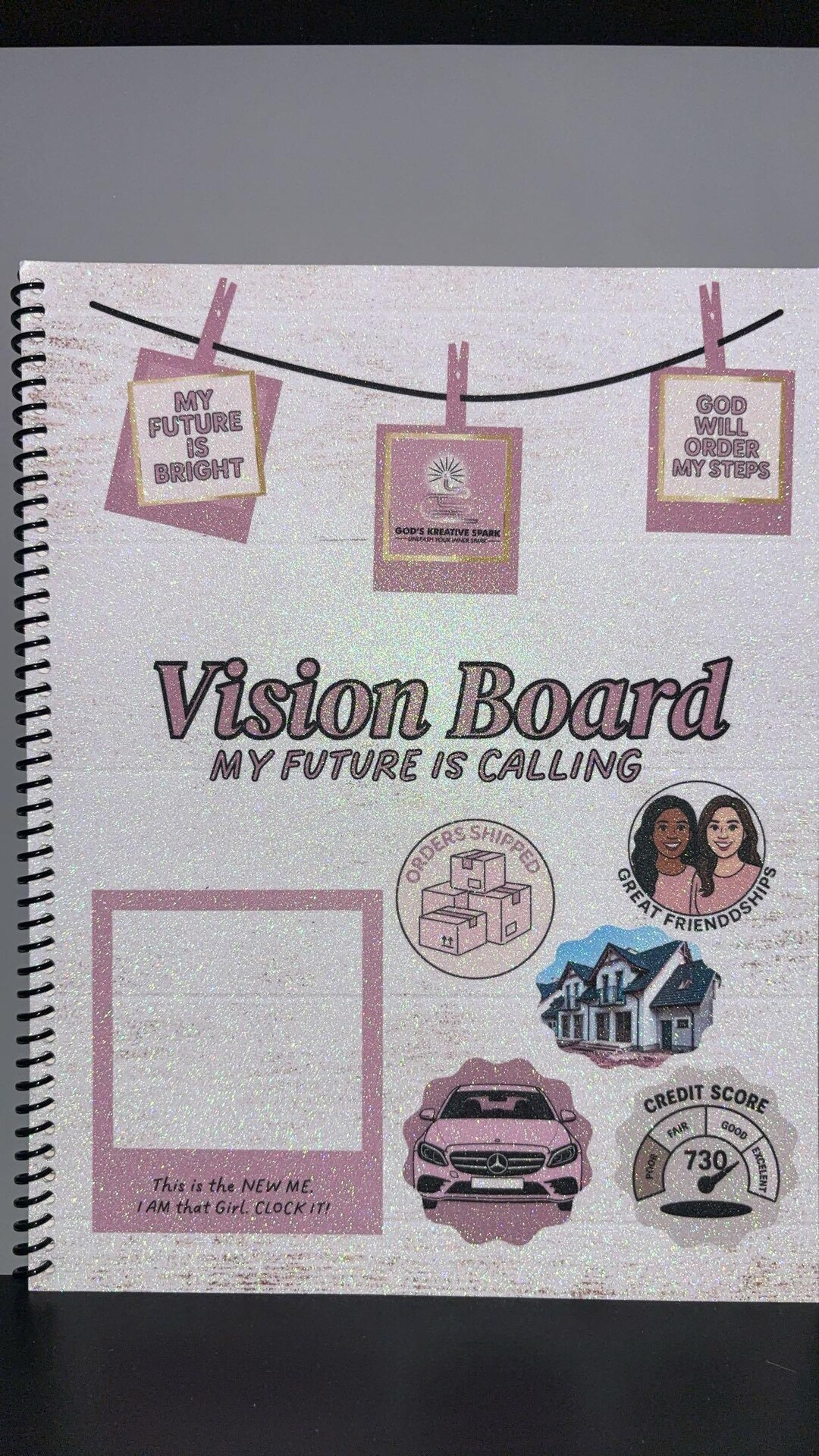 Vision Board Booklet (HARD COPY) - Etsy