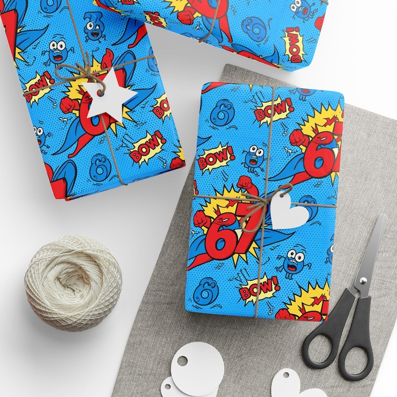 67 Wrapping Paper | Six-seven Comic Inspired Gift Wrap | Gen Alpha Meme ...