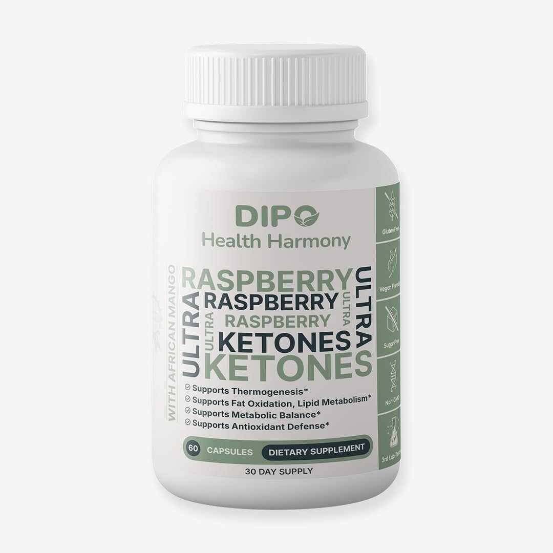 DIPO Raspberry Ketones Ultra With African Mango, Green Tea & Caffeine ...