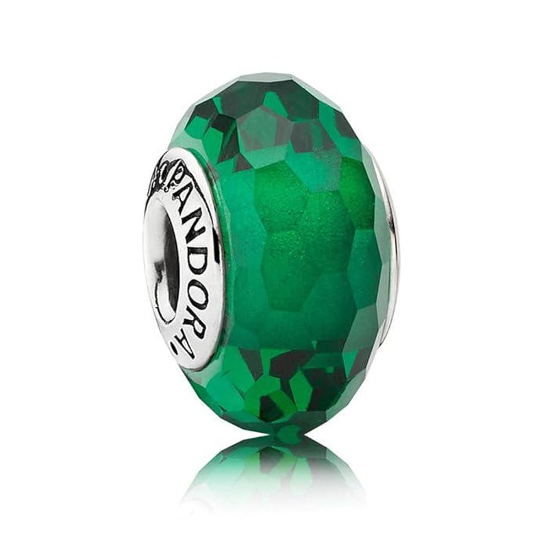 Pandora Green Muranos - Etsy UK