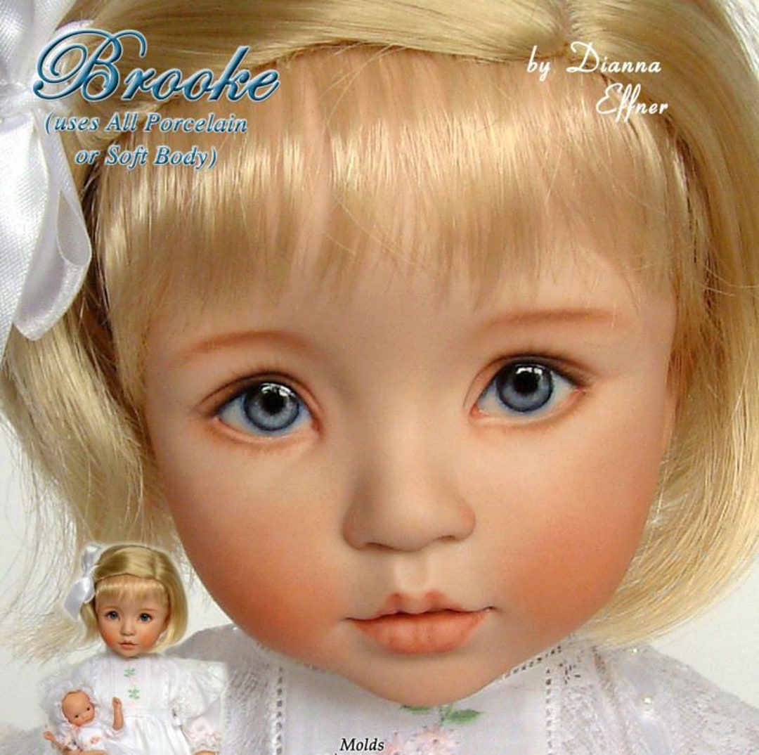 Brooke - 10" - Porcelain Doll Kit - From Dianna Effner Mold - China ...