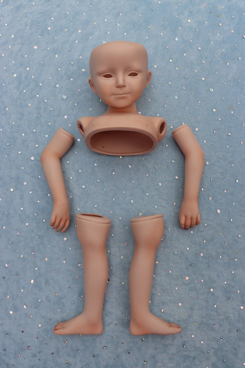 Amber - 17" - Porcelain Doll Parts Kit - From Dianna Effner Mold ...