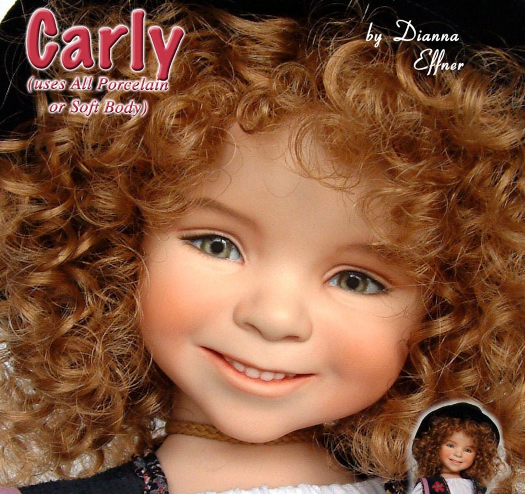 Carly - 10" - Porcelain Doll Kit - From Dianna Effner Mold - China Fire ...