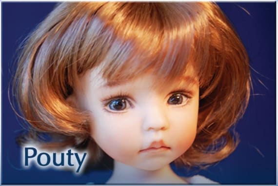 Pouty 8 Porcelain Doll Parts Kit From Dianna | Etsy