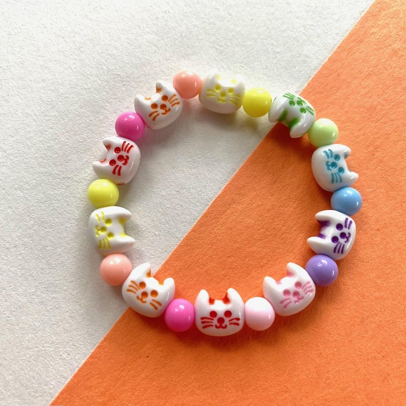 Cute Cat Bracelet - Etsy