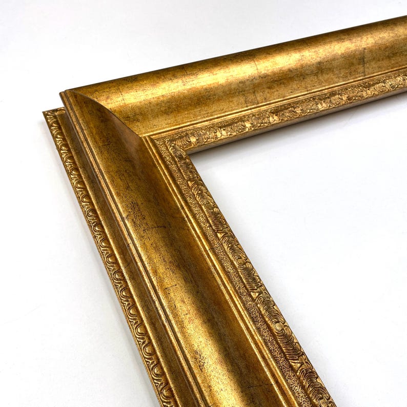 Gold TV Frame for Samsung the Frame Pro, Classic Decorative Custom ...
