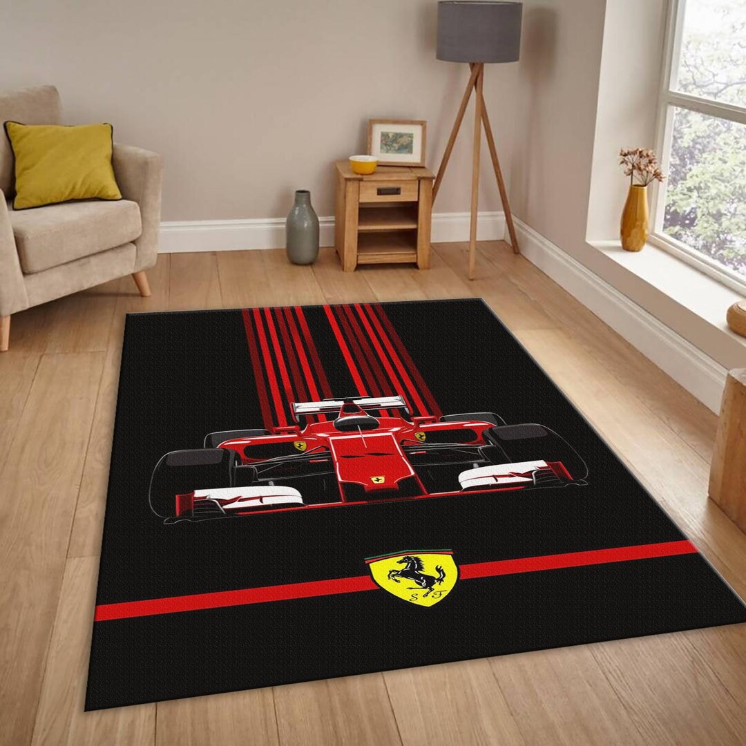 Office Rug,car Person Gift,ferrari Carpet for Garage,car Gift Father ...