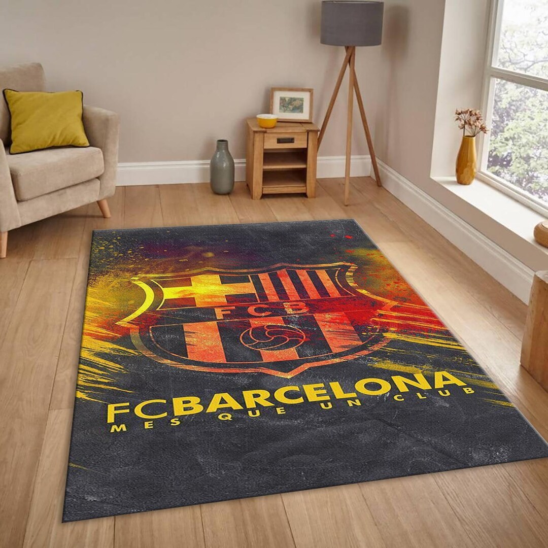 FC Barca Rug,football Team,gift to Boyfriend,team Flag,barcelona Carpet ...