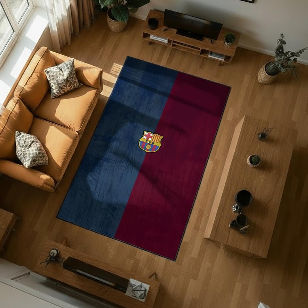 FC Barca Rug,football Team,gift to Boyfriend,team Flag,barcelona Carpet ...