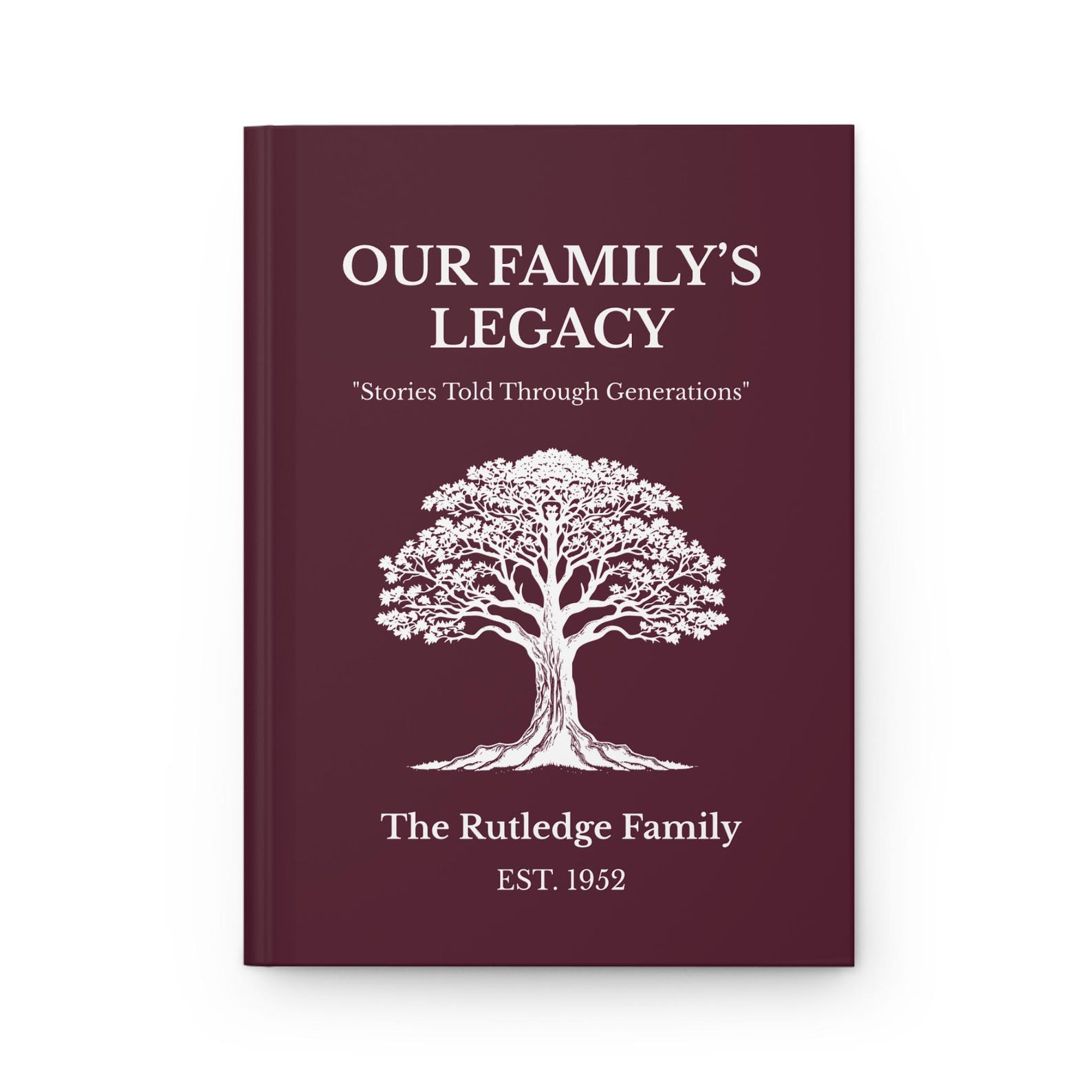 Family History Journal for Mom | Legacy Memory Book | Personalized ...