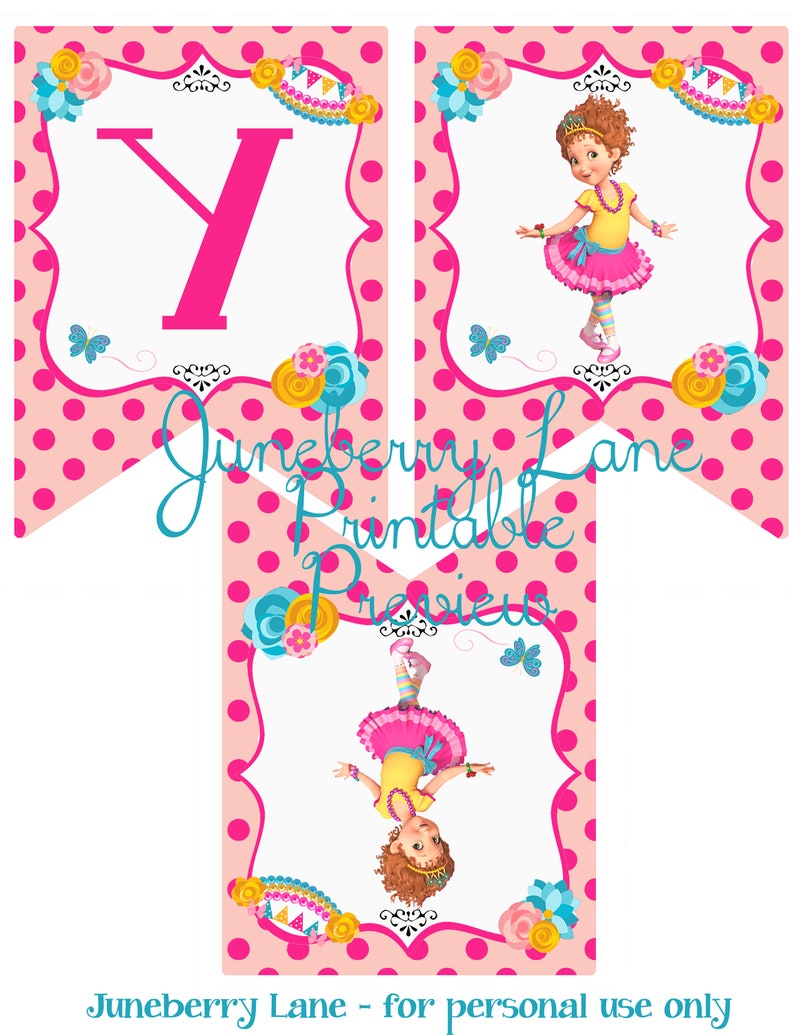 Fancy Nancy Birthday Decorations, Fancy Nancy Party Banner, Fancy Nancy ...
