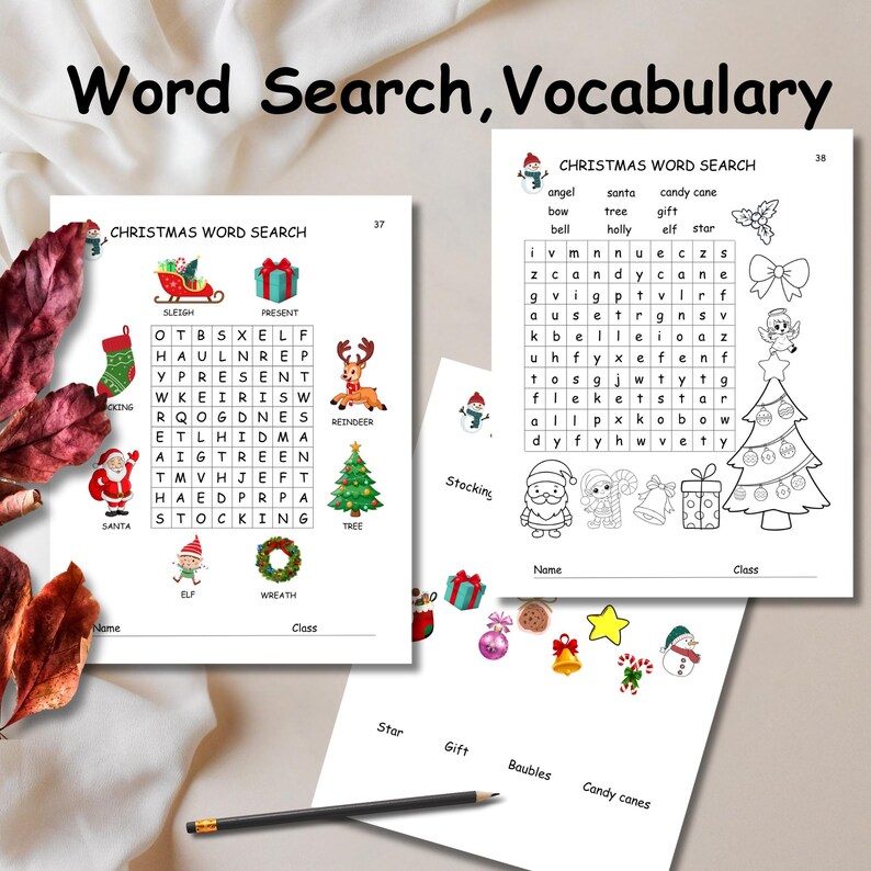 Christmas Literacy & Math Worksheets for Grades 1–2 | December ...