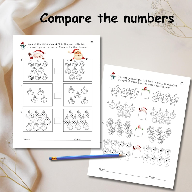 Christmas Literacy & Math Worksheets for Grades 1–2 | December ...