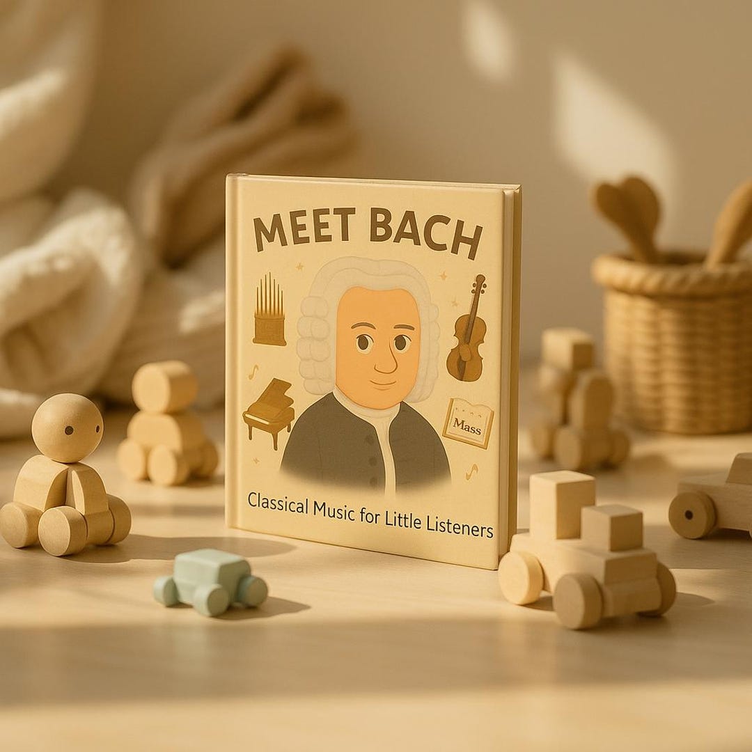 Meet Bach: A Montessori-inspired Interactive Music Book With QR Codes ...