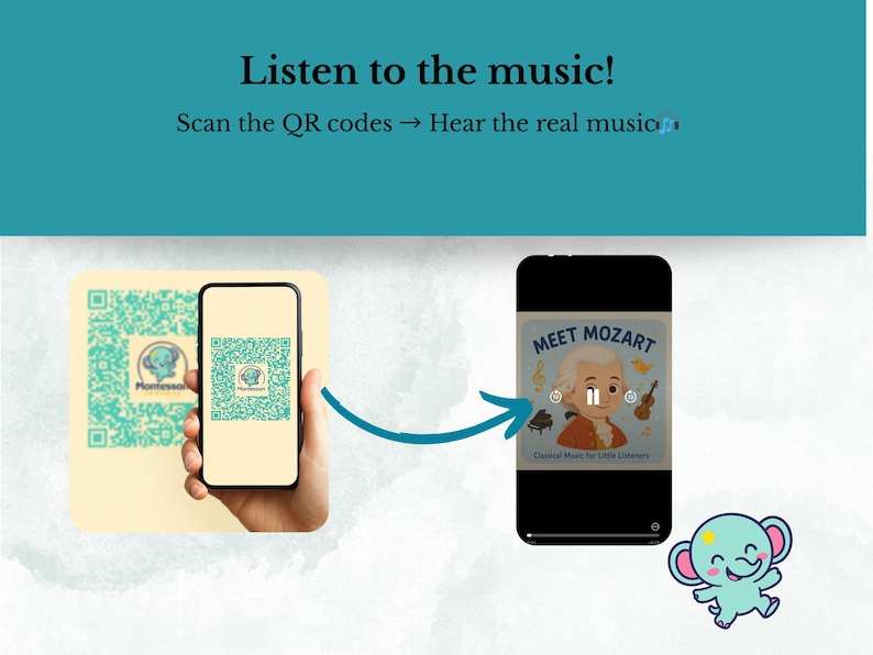 Meet Mozart: an Interactive Montessori Music Book With QR Codes - Etsy