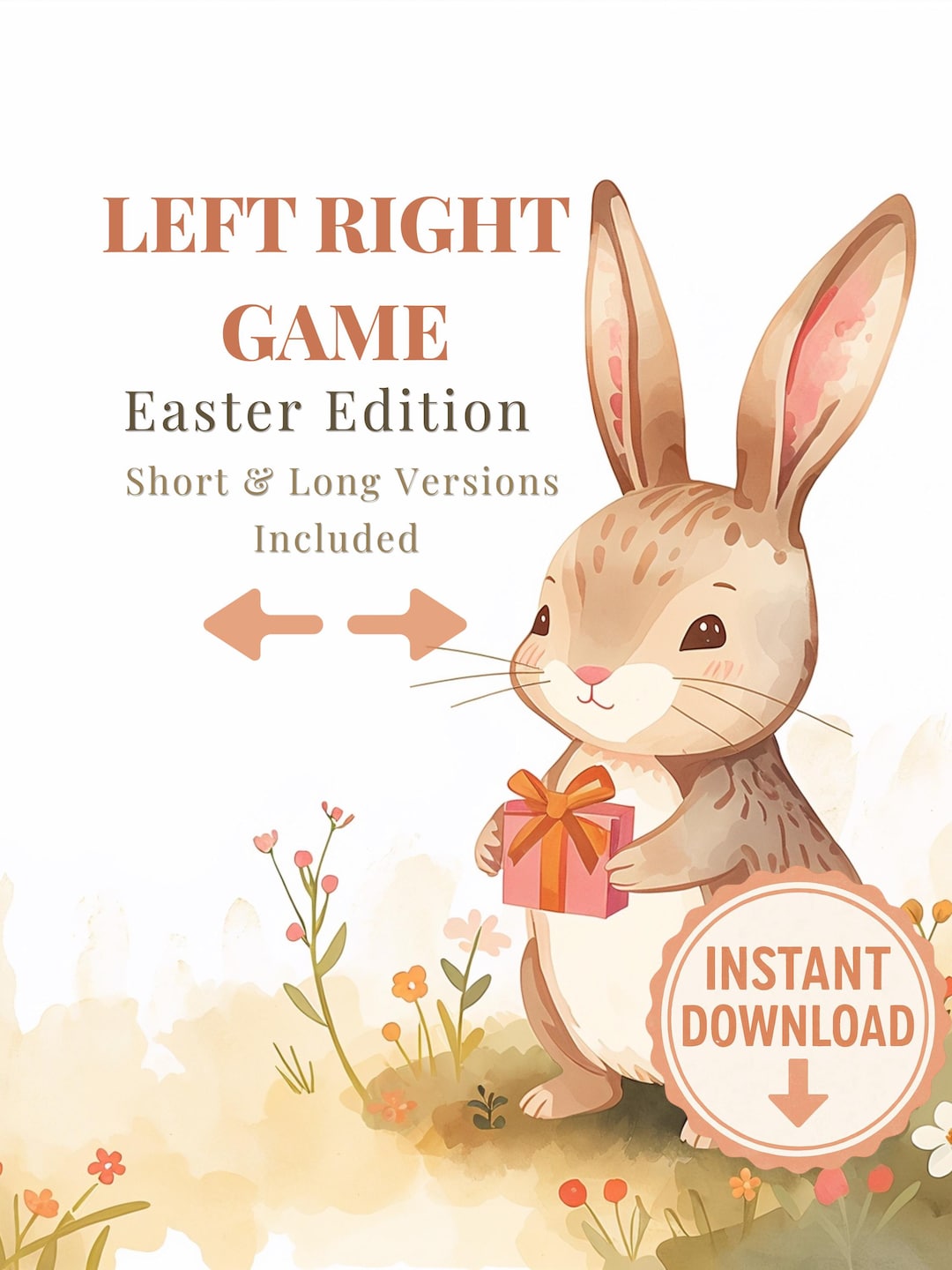 Easter Left Right Game | Kids Party Activity, Short & Long Stories ...