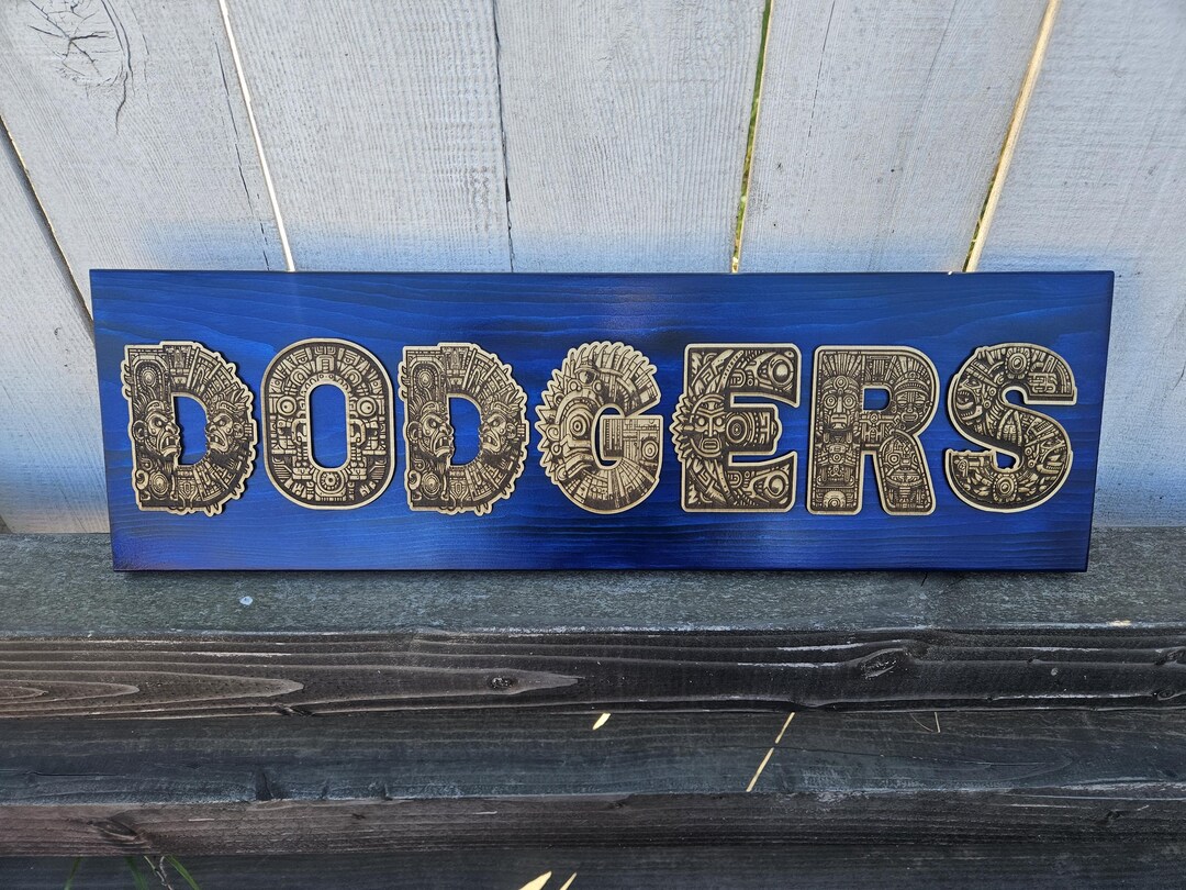 Aztec Dodgers Sign - Etsy
