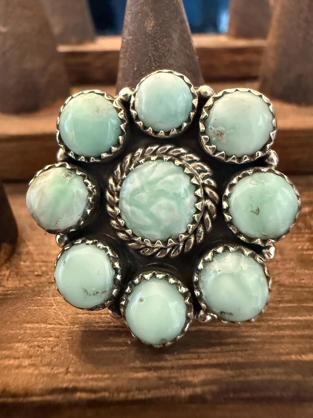 Handmade Paloma Flower Cluster Ring Adjustable - Etsy