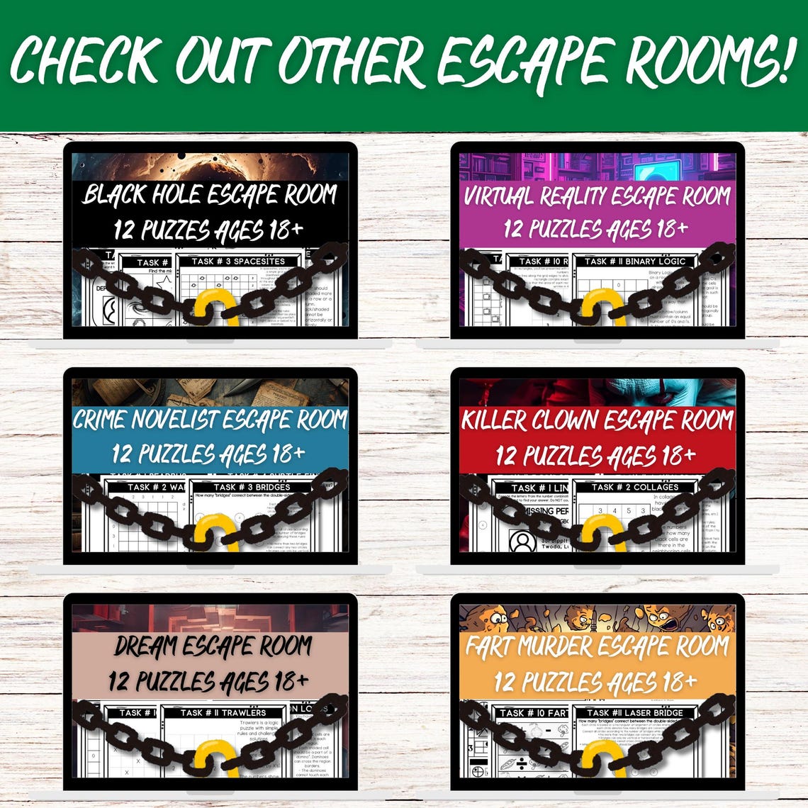 Christmas Escape Room Game, Christmas Escape Room With Puzzle ...