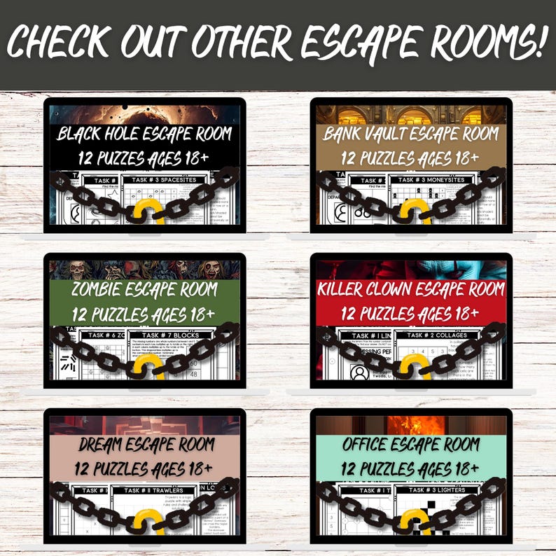 Spy Escape Room Adults, Secret Agent Spy Escape Room Printable, Secret ...