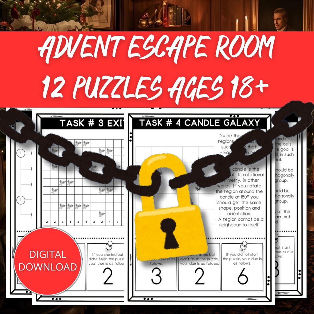 Advent Escape Room, Nativity Escape Room, Christian Escape Room ...