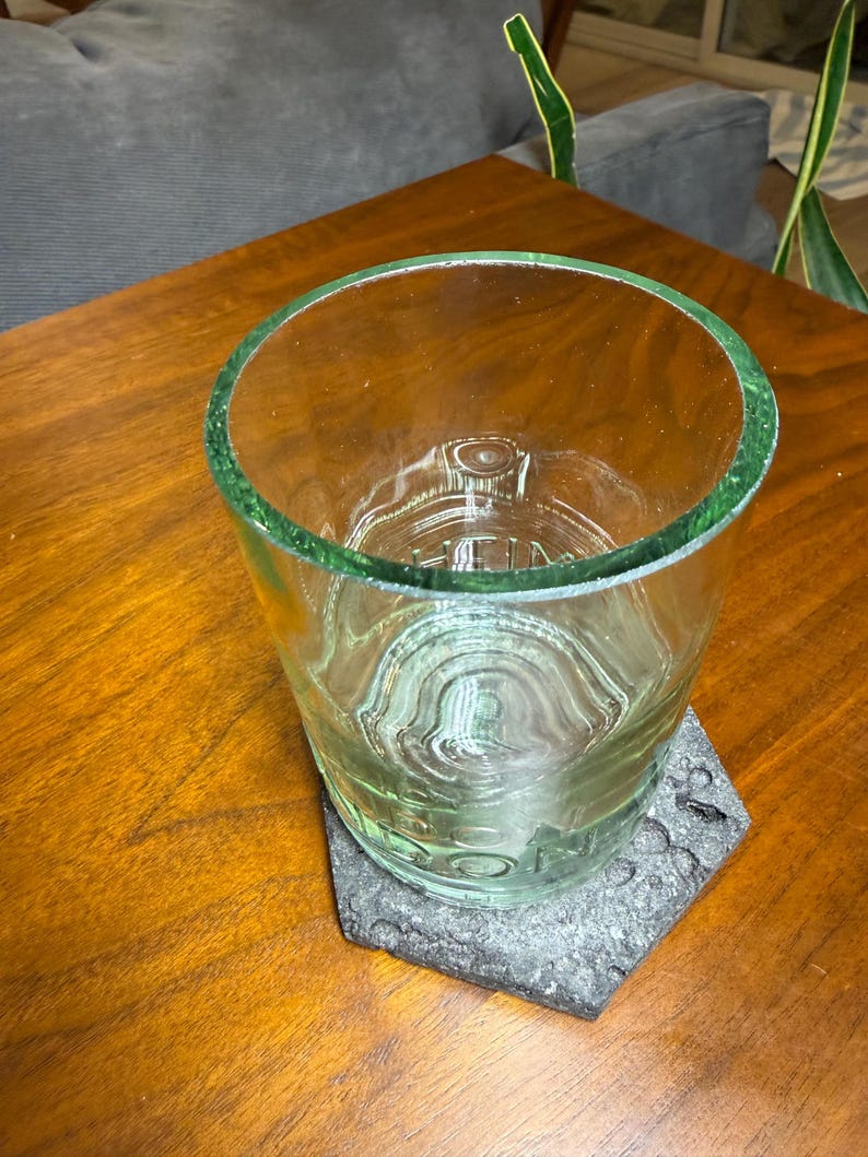 Upcycled Sipsmith Gin Glass – Hand-cut Liquor Bottle Tumbler - Etsy