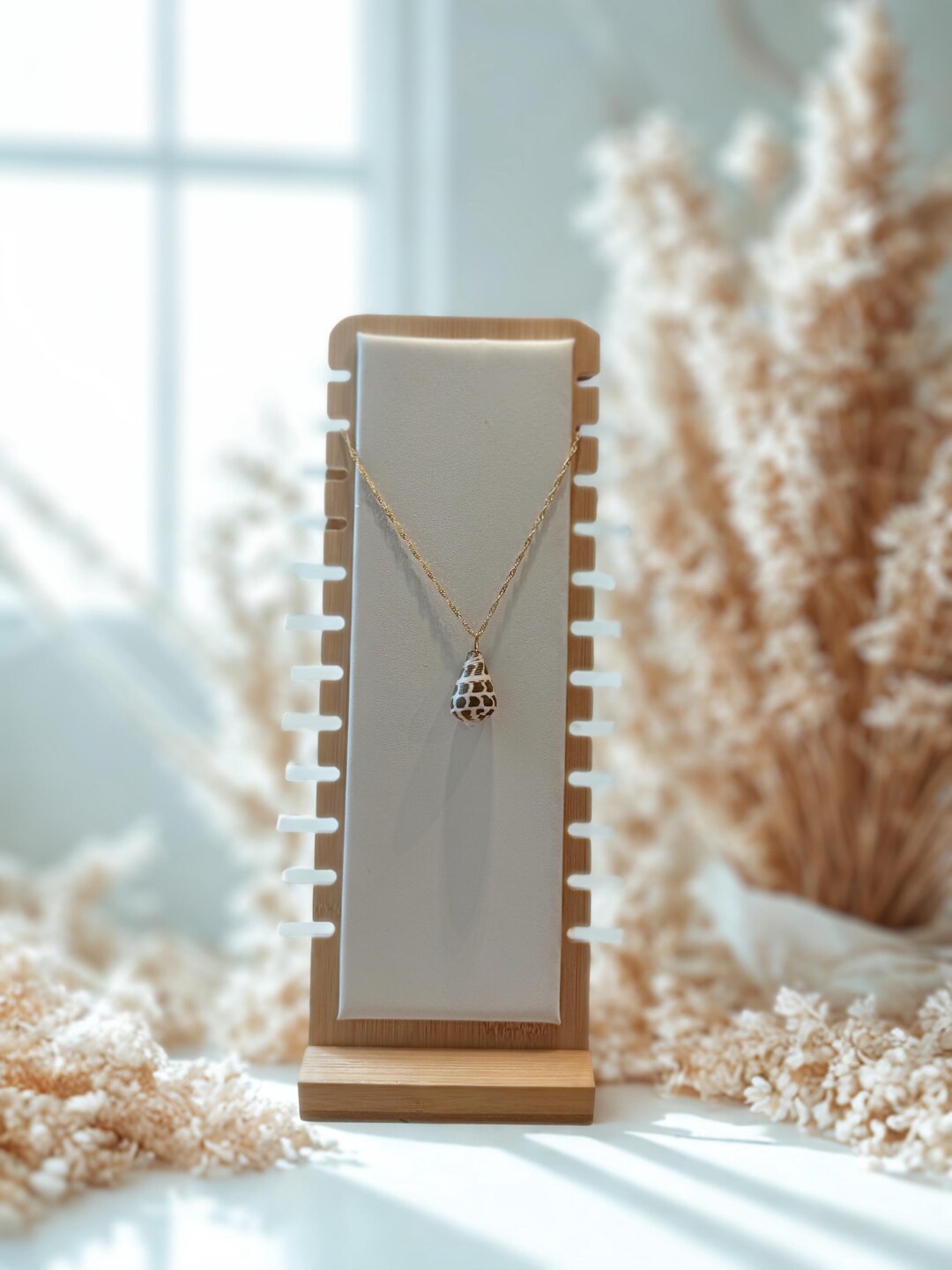 18k Gold Plated Chain With Hebrew Cone Shell - Etsy