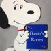 Snoopy Sign, Snoopy, Snoopy Room Sign, Kids Door Signs, Snoopy Gifts ...